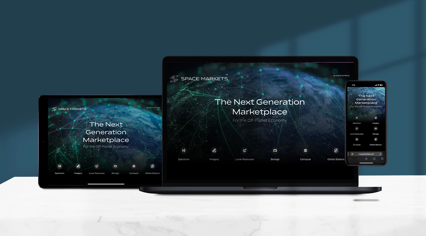 Space Markets Website Development - FireFly Agency UAE